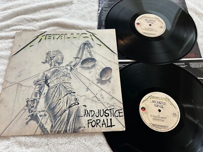METALLICA "...And Justice For All" original Elektra 2LP vintage nice ...