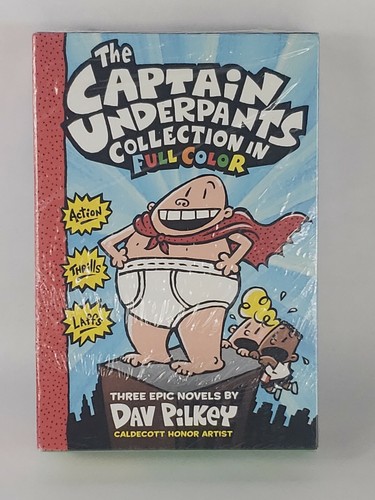 Captain Underpants Color Collection First Three Dav Pilkey (English ...