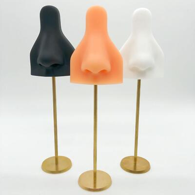 Silicone Nose Model with Bracket Beginners Show Body Piercing Practice ...