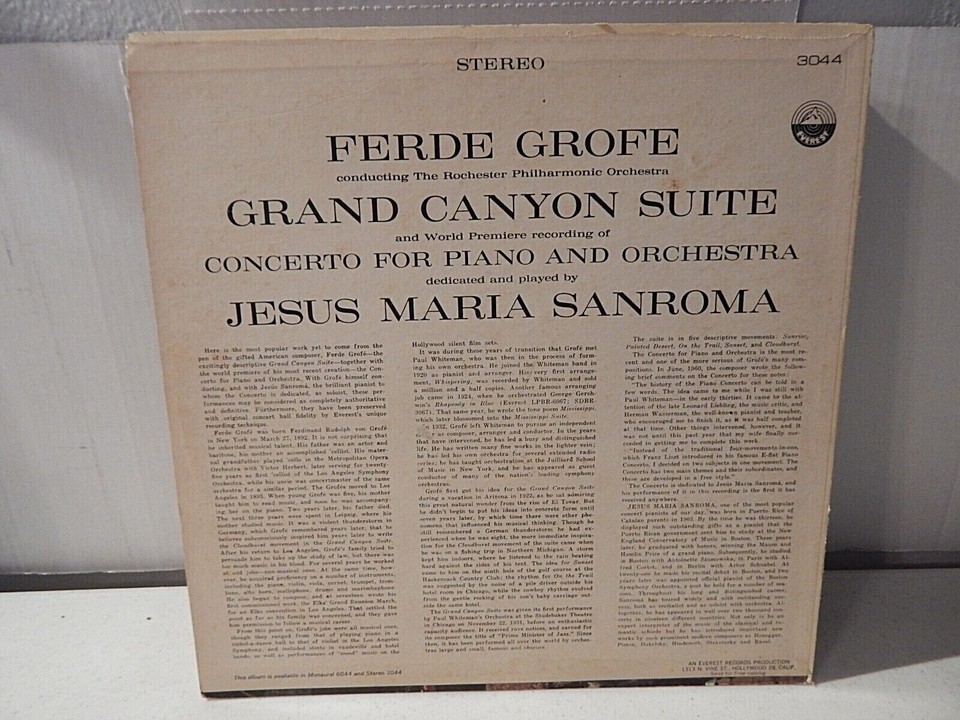 FERDE GROFE Conducts His Grand Canyon Suite with The Rochester ...