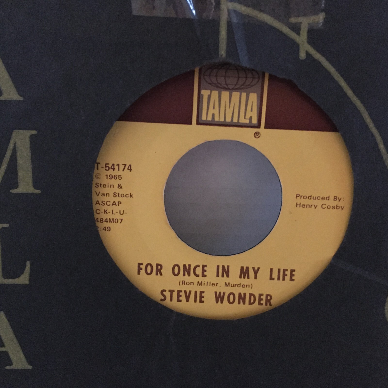 STEVIE WONDER 45 SINGLE ,FOR ONCE IN MY LIFE / ANGIE GIRL | eBay