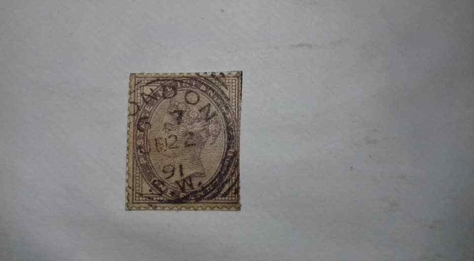 Antique One Penny Postage And Inland Revenue stamp,1887,1890,1891 ...