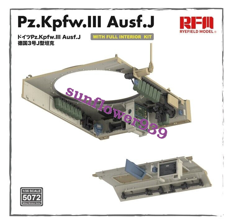 Gundam 1:35 Scale Toy Models & Kits Rye Field Model 5072 1/35 Pz.Kpfw ...