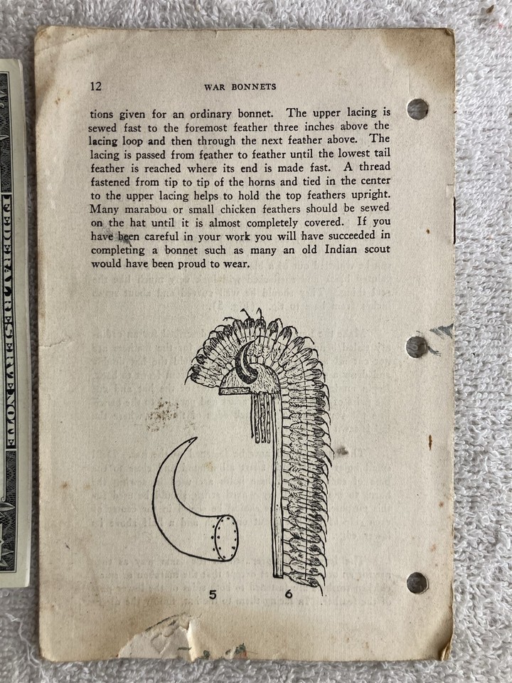 1926 War Bonnets How to Make Them Soloman Native American Nyack NY VTG ...