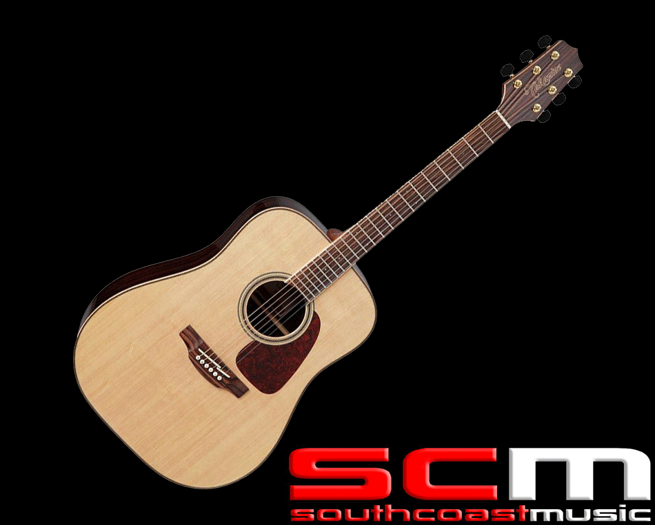 Takamine GD93 NAT Acoustic Dreadnought Spruce Rosewood & Quilted Maple ...