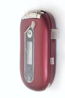 MOTOROLA U6 Pebl RED GSM UNLOCKED QUADBAND CAMERA,BLUTOOH,FLIP, WORLD ...