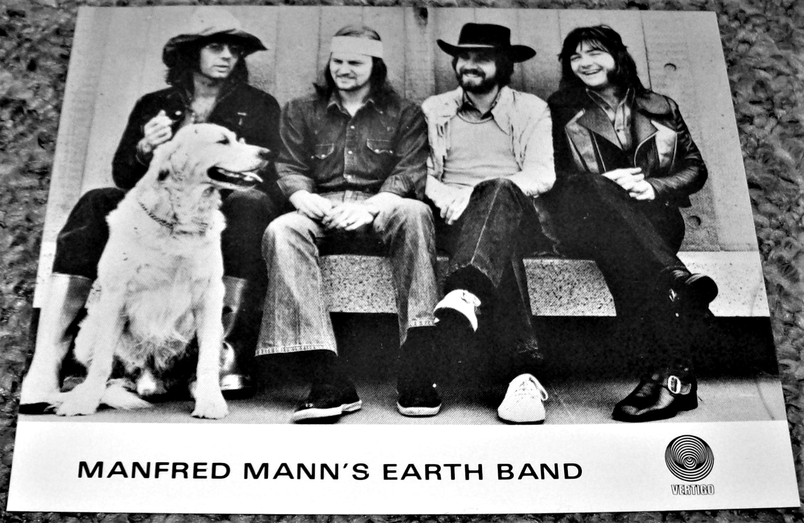 MANFRED MANN'S EARTH BAND U.K. REC COM PROMO PRESS RELEASE 'MESSIN ...