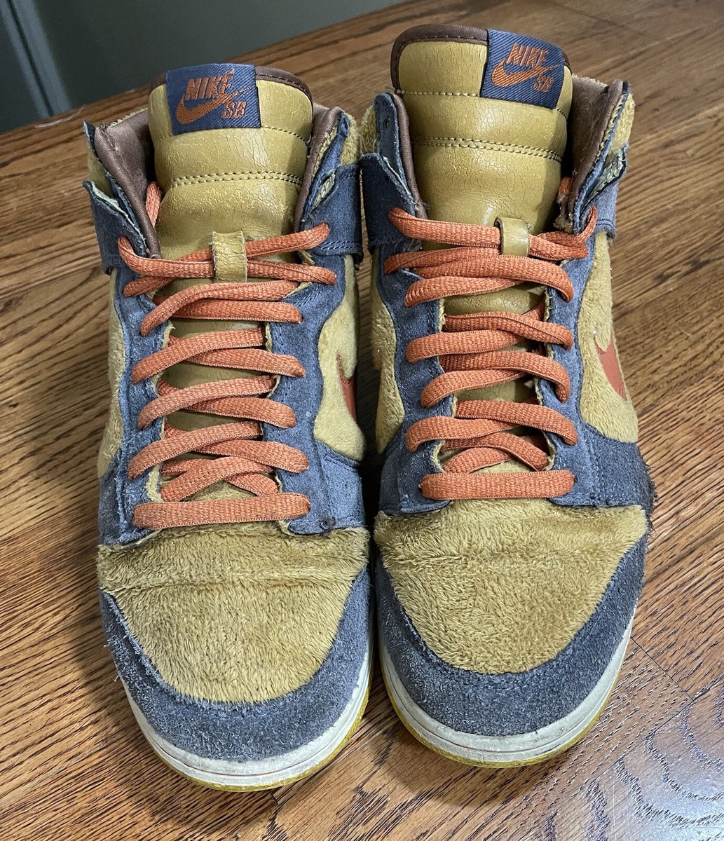 Nike SB Dunk High Papa Bear 313171-781 2006 Men's Size 10 Nike SB Dunk High Papa Bear 313171-781 2006 Men's Size 10