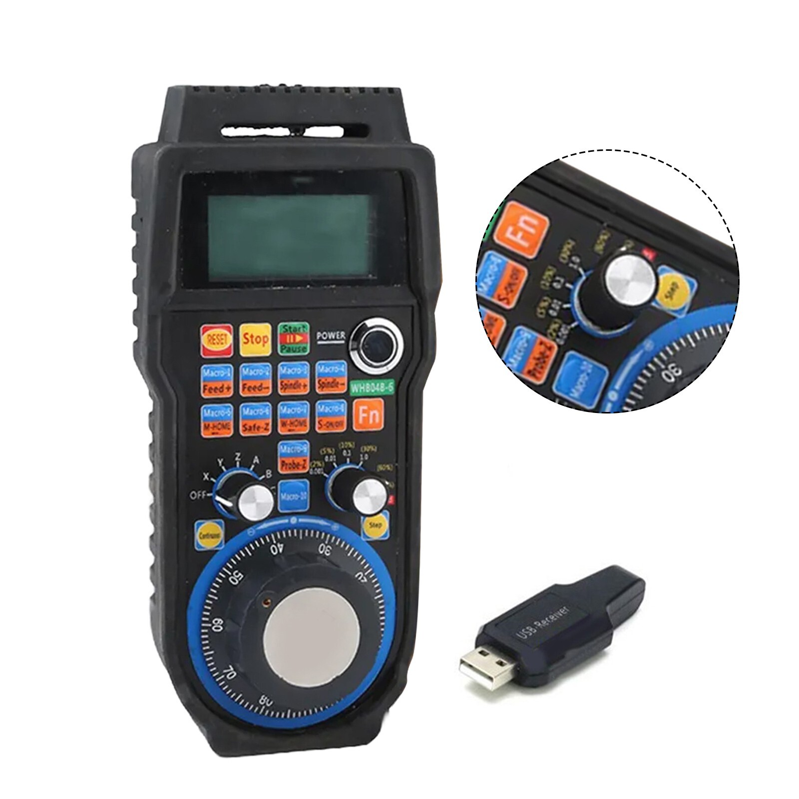 6 USB Handwheel Controller Remote Hand Control CNC Handwheel Manual ...