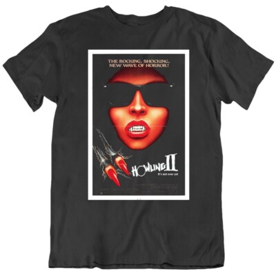 The Howling 2 Retro Horror Movie Poster Fan T Shirt | eBay