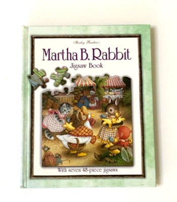 Martha B. Rabbit Jigsaw Book Shirley Barber 2002 7 48 Pc puzzles Never ...