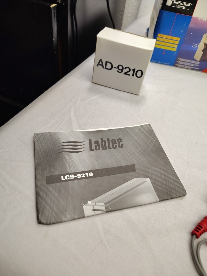 Labtec 3D Audio System LCS-9210 The Imager with Spatializer 3D Stereo ...