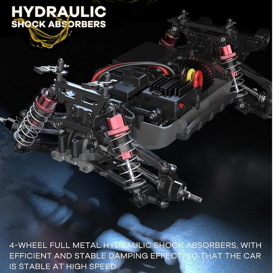 RC Monster Truck Brushless Motor Big Foot High Speed 4WD Off Road ...