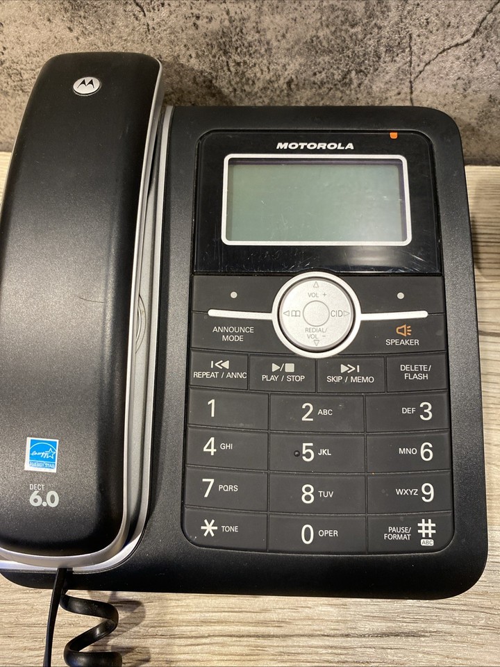 Motorola answering machine phone & Motorola cordless phone set | eBay