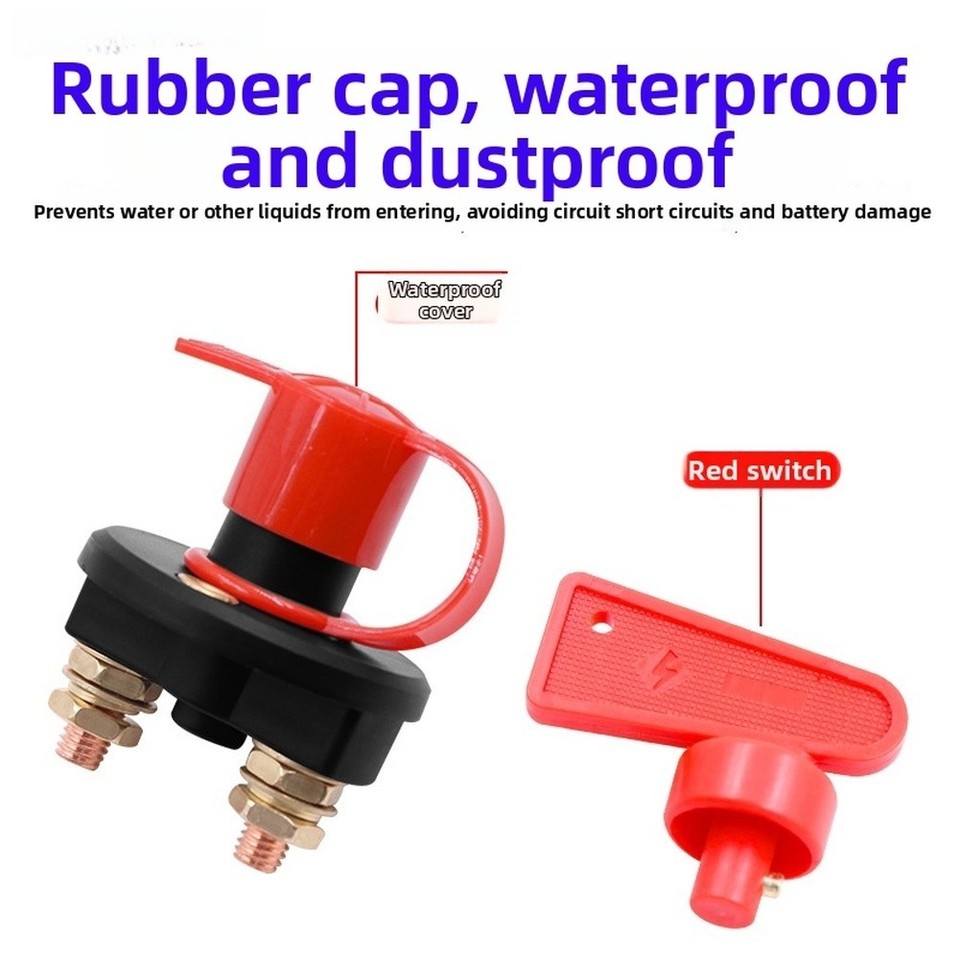 For Car For Boat Battery Power Switch Waterproof Rubber Cap Accurate ...