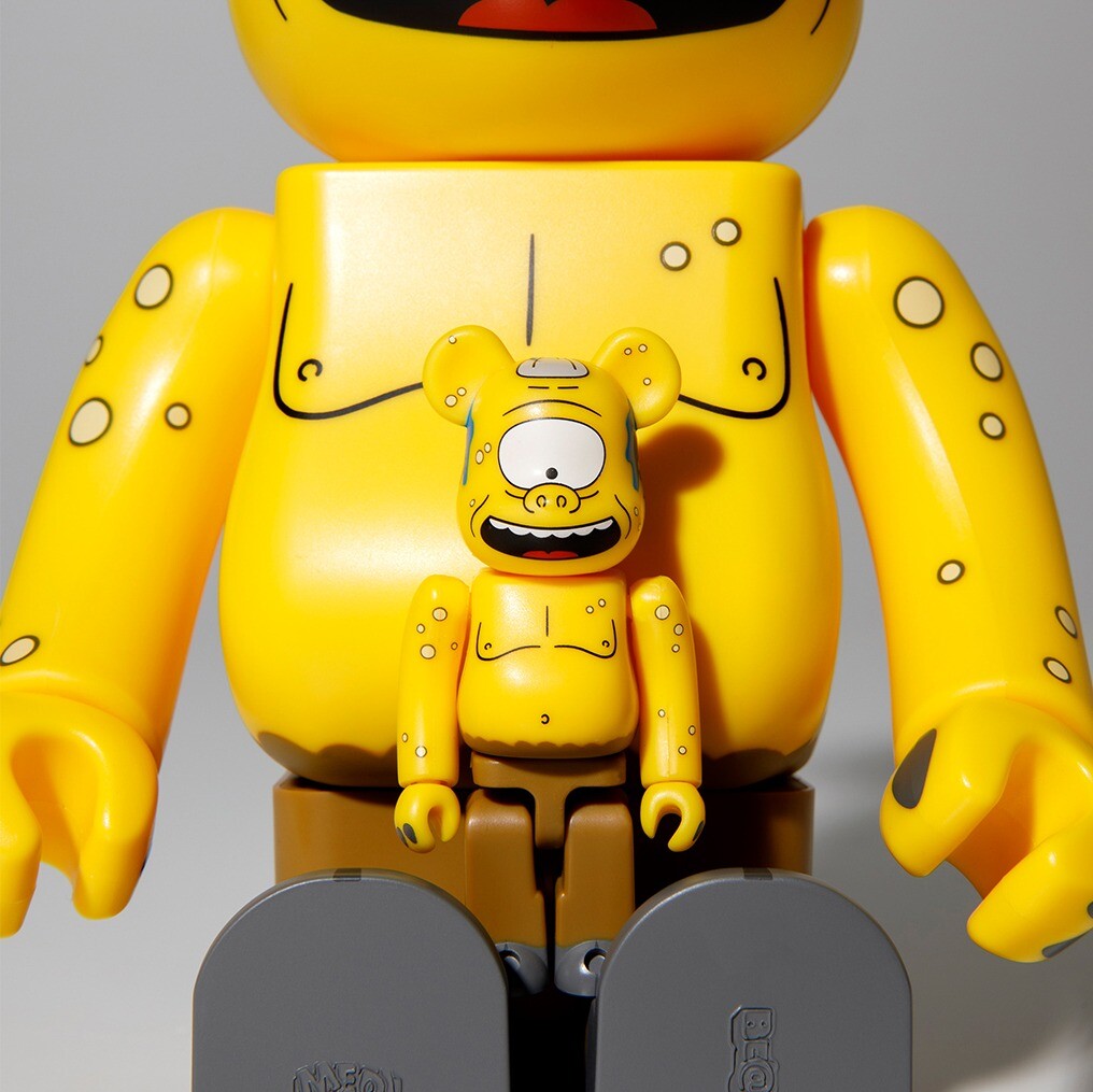 Medicom Toy BE@RBRICK Bearbrick 400% + 100% SIMPSONS CYCLOPS Authentic ...