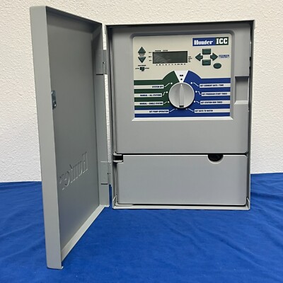 Hunter ICC-800-M Sprinkler Irrigation Timer Controller 8 Station CASE ...
