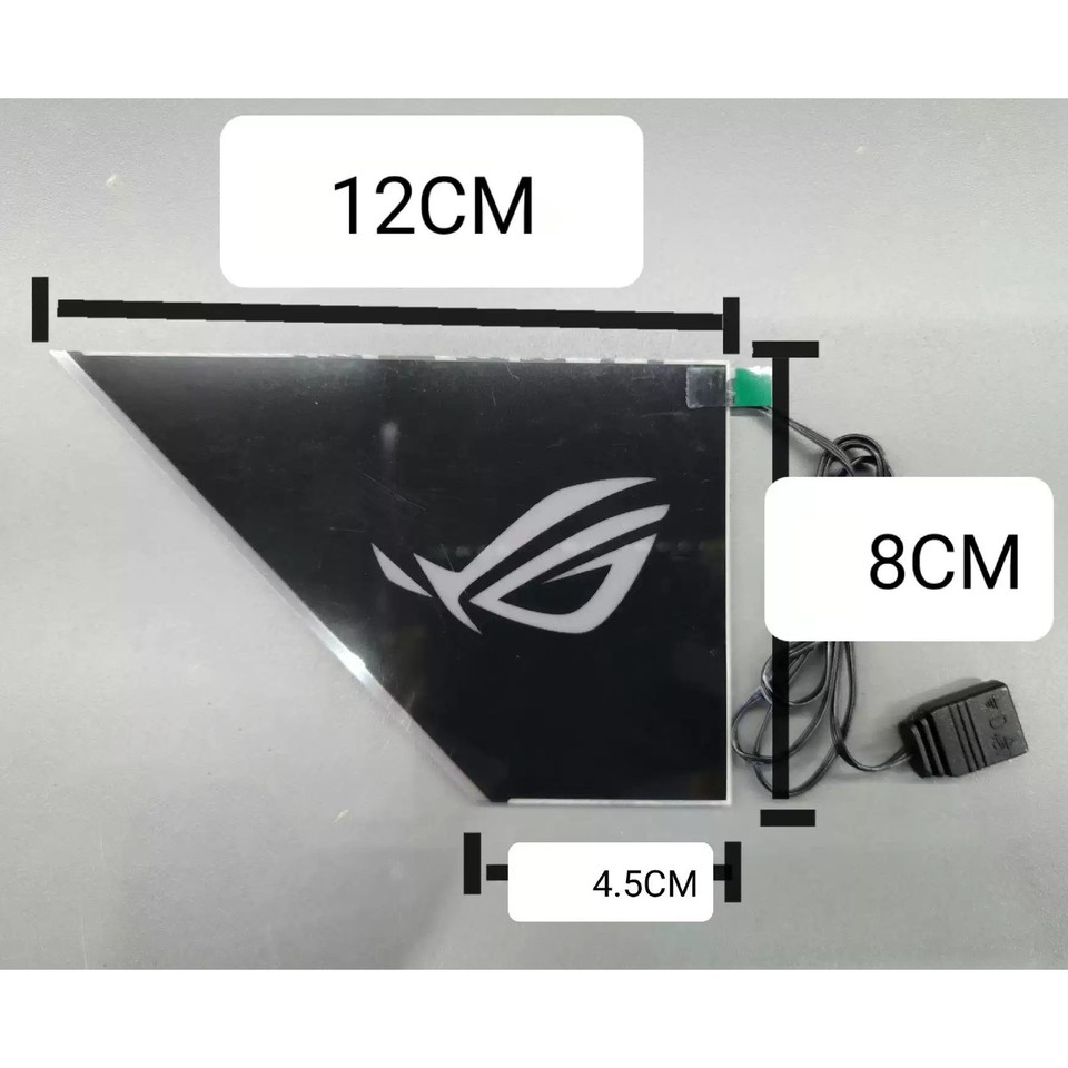 ASUS ROG Strix Power Supply Magnetic Badge Logo Stickers AURA SYNC | eBay