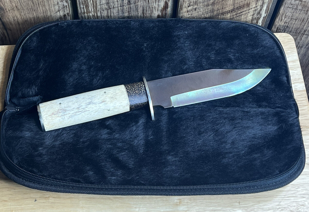 HERBERT DERR CUSTOM BY HAND BOWIE HUNTING SURVIVAL KNIFE - HIDDEN TANG ...