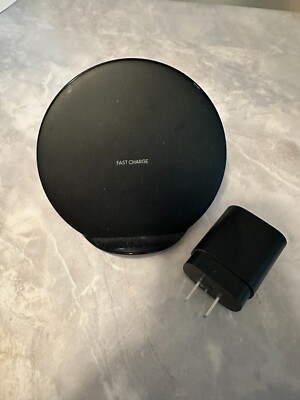 Samsung Fast Charge EP-N5100 Wireless Charger Qi Charging Stand and AC ...