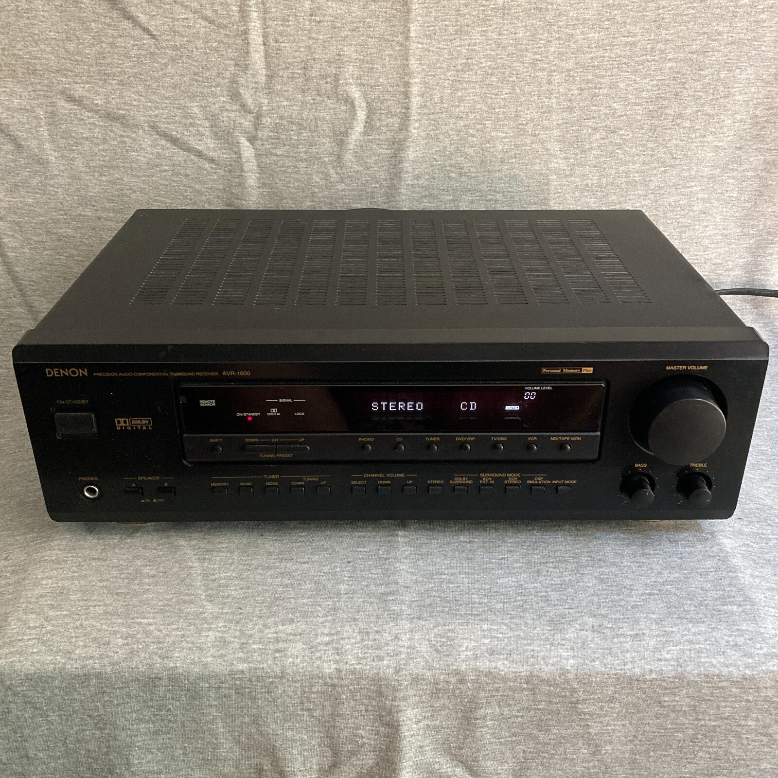 Denon AVR-1600 Precision Audio Component Dolby Digital A/V Receiver | eBay