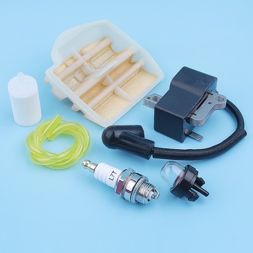 Ignition Coil Air Fuel Filter Kit For Husqvarna 445 450 450E Jonsered ...