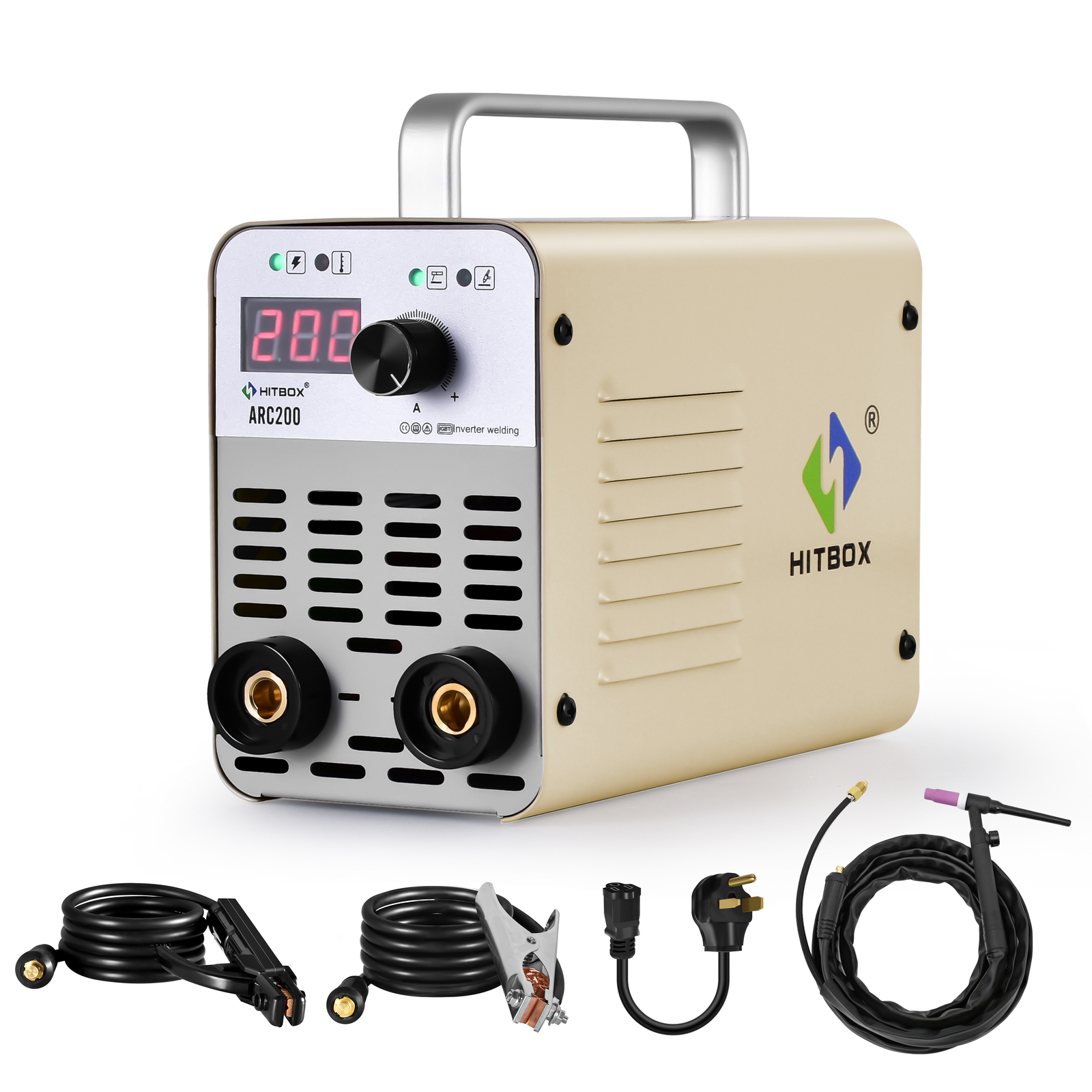 HITBOX ARC Welder 110/220V 200Amp MMA ARC LIFT TIG Welding Machine W ...