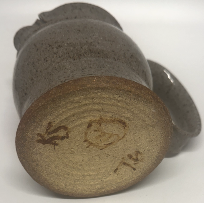 Vintage Handmade Art Pottery Monster/Creature Face Pitcher/Mug | eBay