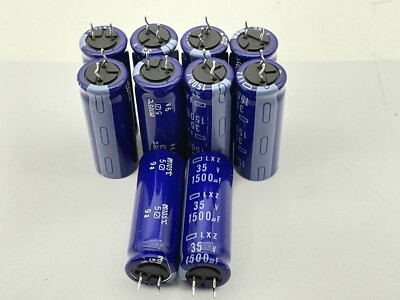(10 Pcs) 1500uF 35V Electrolytic Capacitor Radial 105°C LXZ Series | eBay