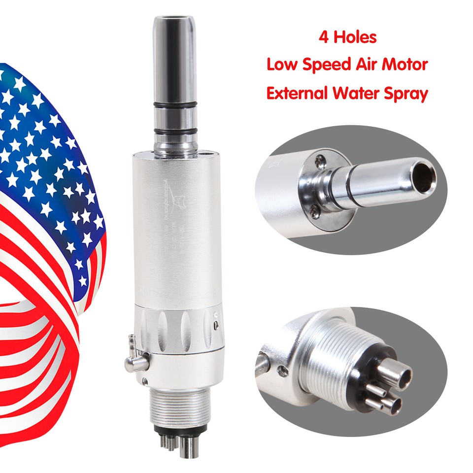 Dental Low Slow Speed Handpiece Contra Angle Straight Air Motor Kit ...