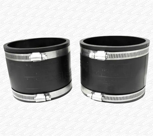 4" Rubber Coupling 110mm PVC Soil Drain Pipe Couplers -Repair Fitting ...