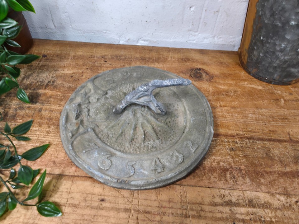 Antique English 19th Century Lead Sundial | eBay