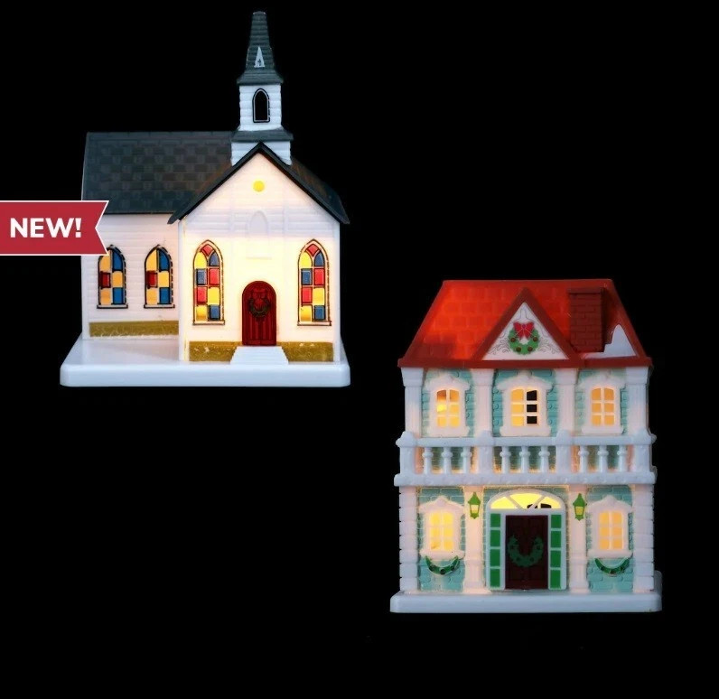Cobblestone Corners Christmas Village Collection FULL SET LIMITED ...