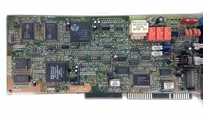 138-MMSN842 aztech 16BIT isa modem and sound card pulled from packard ...