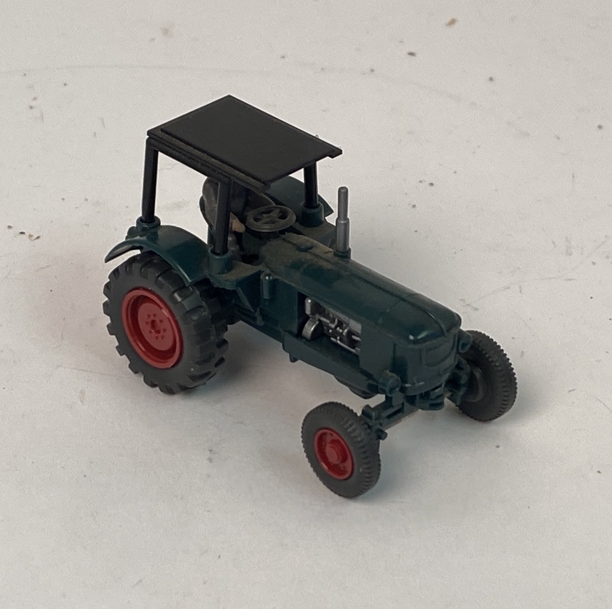 Wiking Germany HO 1:87 383 Farm Tractor Dark Green | eBay