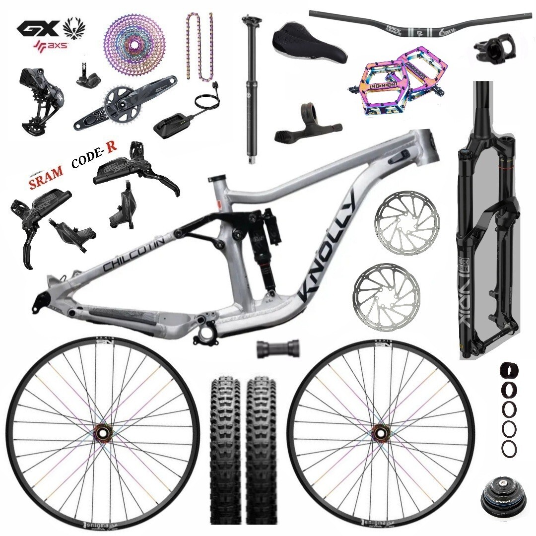 KNOLLY CHILCOTIN LT MTB NEW 29" T-167 / 170mm SRAM AXS 12-Spd Custom ...