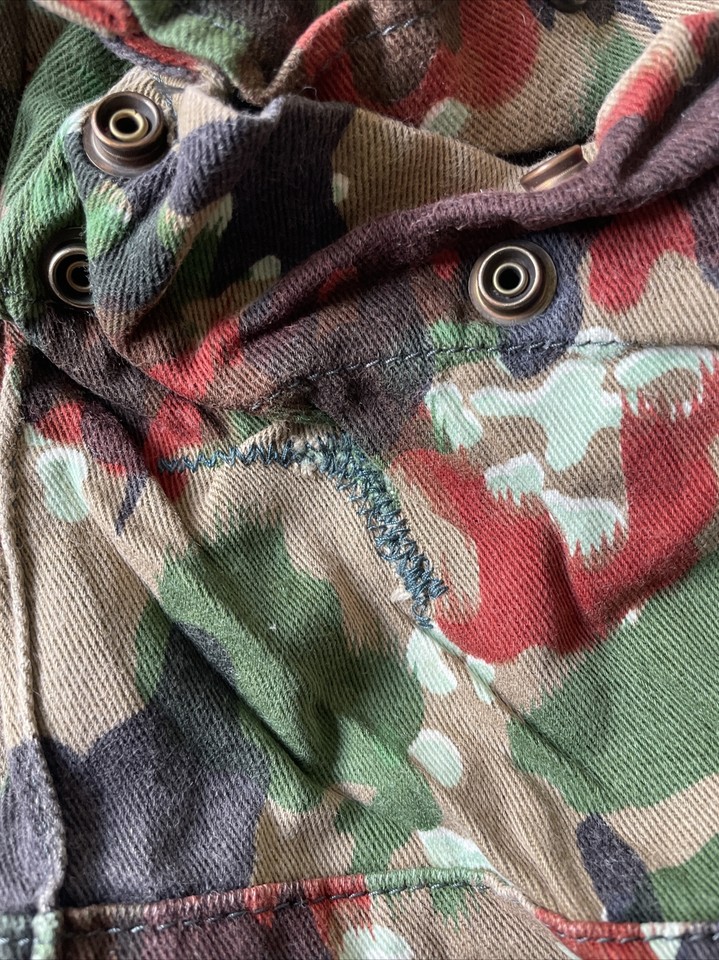 Swiss Army Field Jacket M70 Alpenflage Parka W. Backpack Size 48 1964 ...