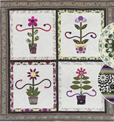 Fanciful Flowers Quilt quilting pattern instructions | eBay