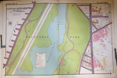 1927 ROBINSON NEWARK NEW JERSEY LAKE WEEQUAHIC PARK NEWARK KENNEL CLUB ...