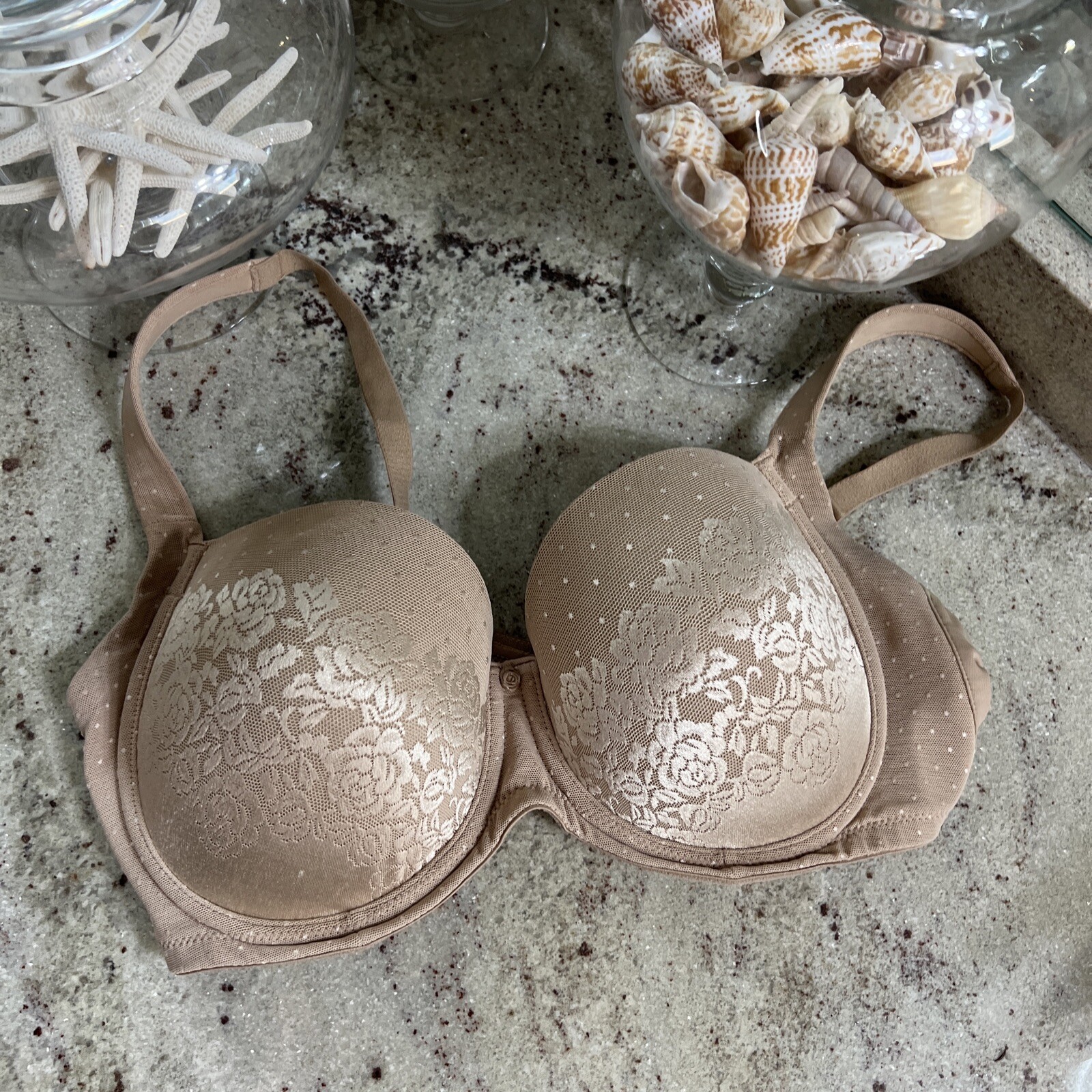 Soma Bra 36DD Stunning Support Full Coverage Bra Lace… - Gem