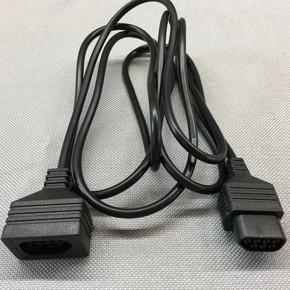 US 2 Pc 6 ft Extension Cable for Original 1985 Nintendo NES Controller ...