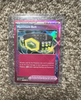 Pokemon TCG Maximum Belt - 154/162 Temporal Forces Holo ACE SPEC Rare ...