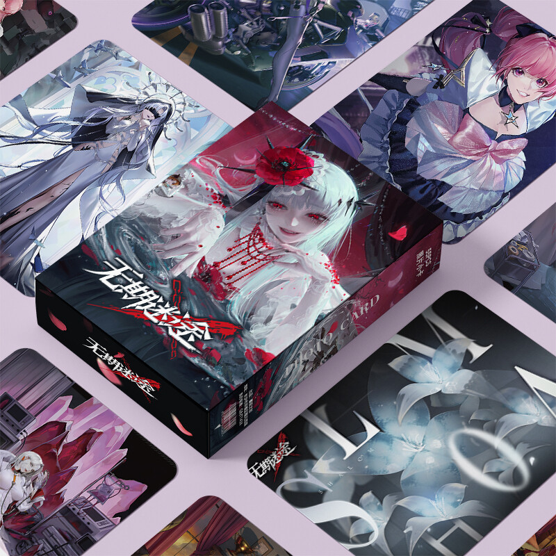 55Pcs Path To Nowhere Anime Card Table Photo Cards Poster Laser Card ...