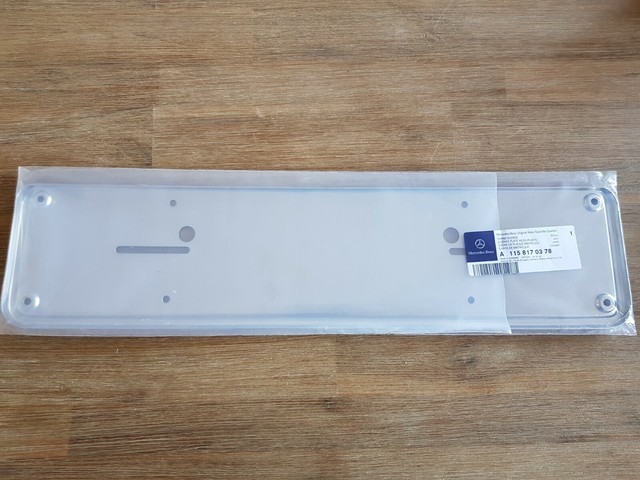 MERCEDES R107 SL Rear Number Plate Holder 1158170378 A1158170378 for ...