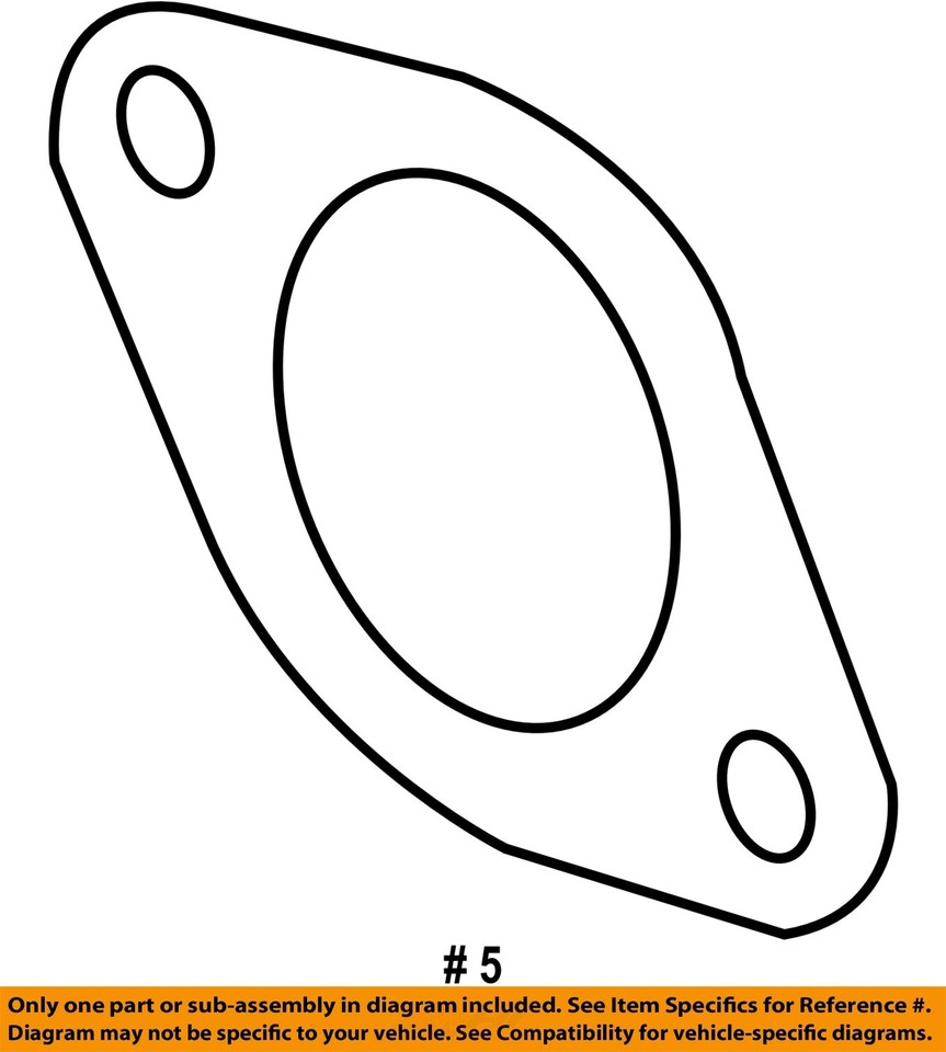 GM OEM 09-17 Acadia Limited Exhaust Components-Catalytic Cnvrtr Gasket ...