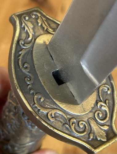 Unknown Decorative DAGGER Running Horse Decorated Blade & Handle 12” No ...