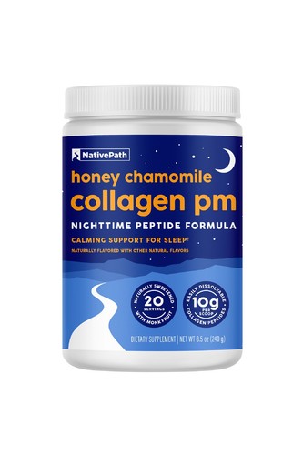 NativePath Collagen PM Honey Chamomile with Magnesium & Melatonin, 20 Servings 850050224211| eBay