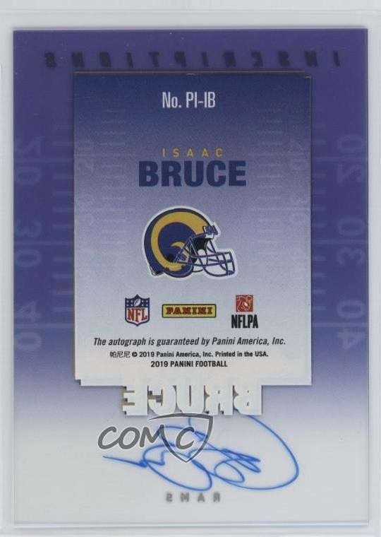 2024 Panini Zenith Pinnacle Inscriptions Silver /100 Isaac Bruce #PI-IB ...
