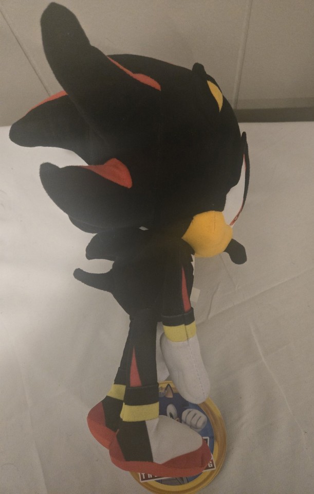 Sonic the Hedgehog Shadow Plush 12" Official SEGA Toy Factory Black | eBay