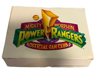Original Mighty Morphin, Power Rangers Fan Club Box - Inside Items ...